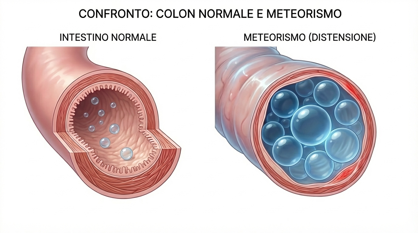 Meteorismo: cos'è, quali cause, sintomi e rimedi